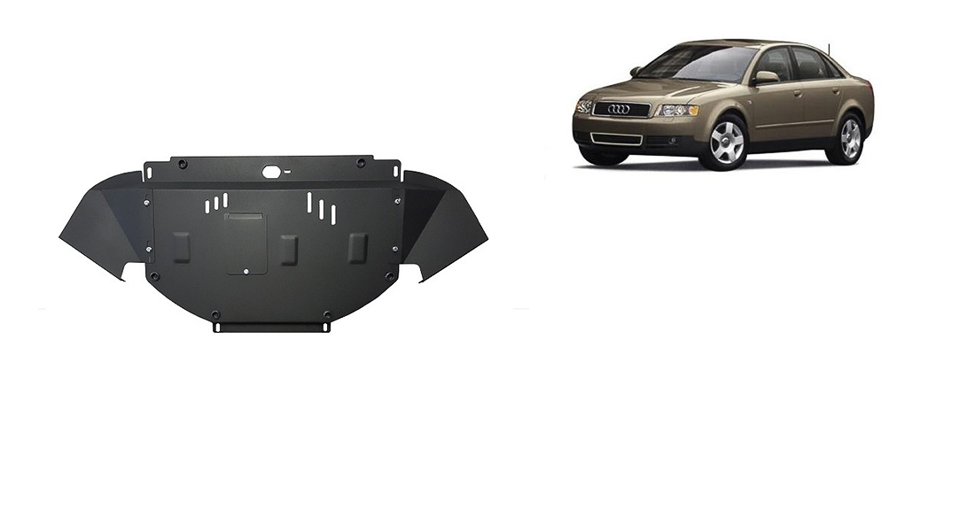 Steel skid plate for Audi A4 2