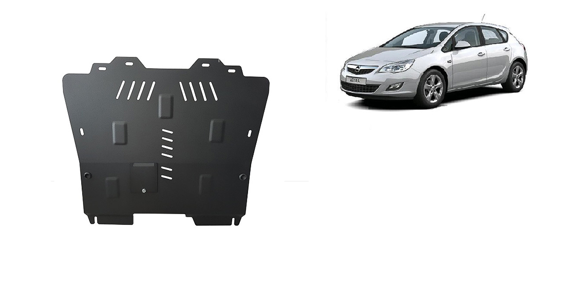 Steel skid plate for Opel Astra I (2010-2020)