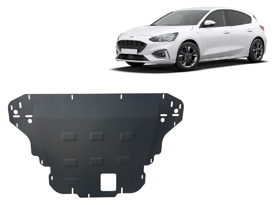 Steel skid plate for Ford Focus 4 (2018-2025)