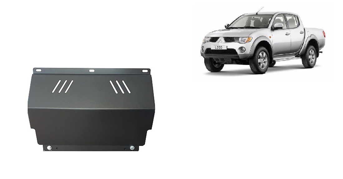 Steel plate for the protection of the radiator for Mitsubishi L 200 ...