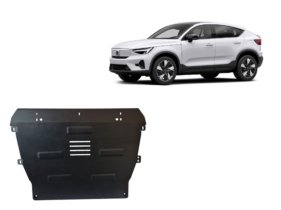 Steel skid plate for Volvo C40 (2022-2026)