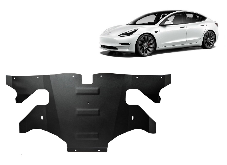 Rear electric motor skid plate for Tesla Model Y AWD (2020-2025)