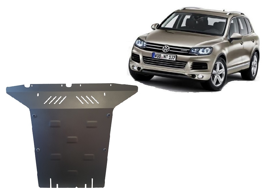 Steel skid plate for VW Touareg 7P (2010-2018)