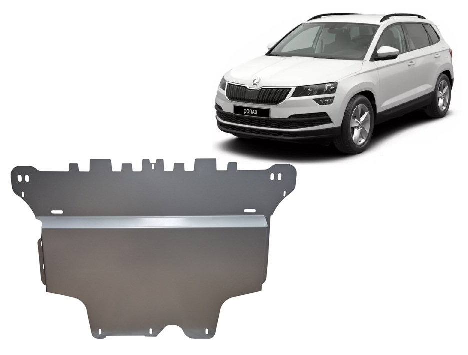 Aluminum skid plate for Skoda Karoq (2016-2025)